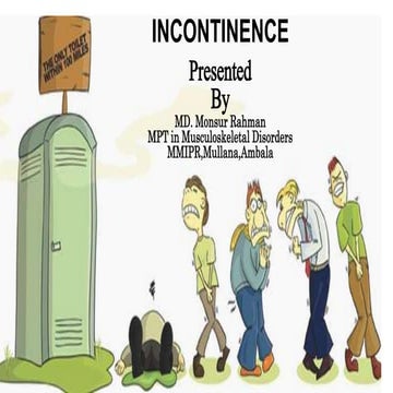 Urinary incontinence | PPTX