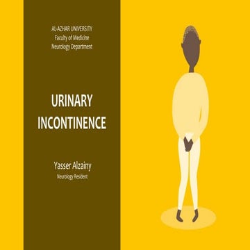 Urinary Incontinence | PPTX