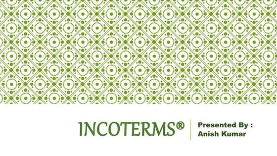 Incoterms 2020.pptx | Logistics | Business
