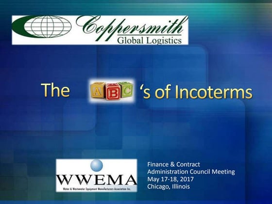 Incoterms 2020.pptx | Logistics | Business