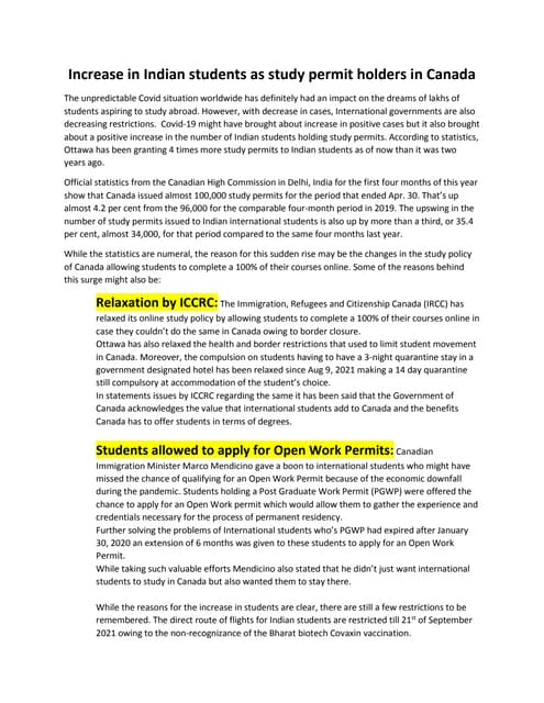 Canada’s Cap on International Students A Changing Landscape for Global ...