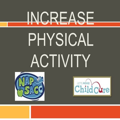 Increase physical activity | PPTX