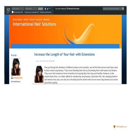 What is hair length chart – detailed guide on its uses | PDF