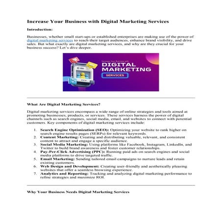 Increase Your Business with Digital Marketing Services.pdf