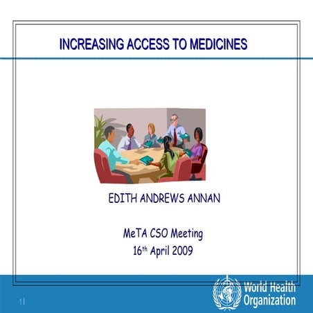 Increasing access to medicines | PPT | Pharmaceutical Industry | Industries