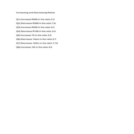 Increasing and Decreasing Ratios Practice Questions.pdf