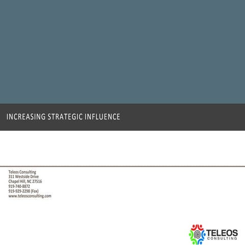Increasing Strategic Influence | PPT