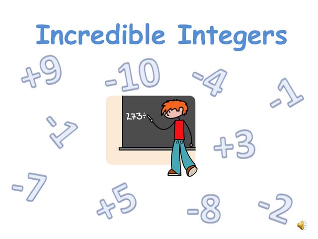 Comparing and ordering integers | PPT
