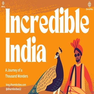 Orange Illustration Incredible India Presentation.pptx