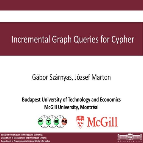 Incremental Graph Queries for Cypher | PDF | Databases | Computer Software and Applications