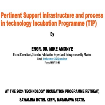 INCUBATION INFRASTRUCTURE AND PROCESS.pptx