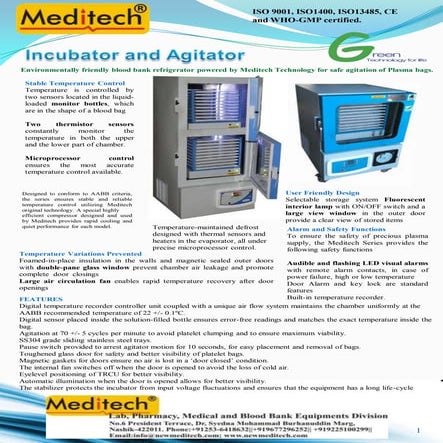 Incubator agitator | PDF