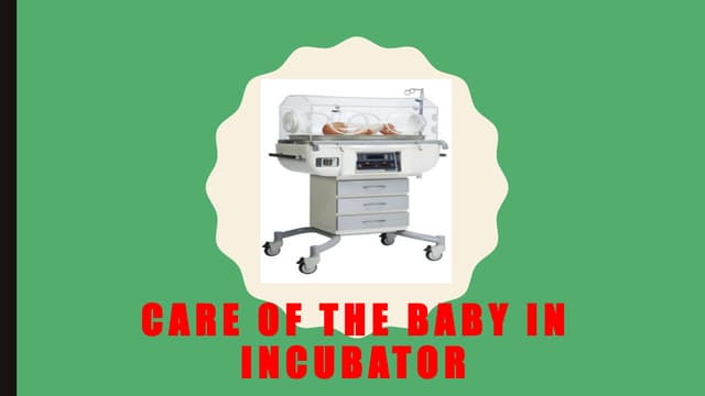 Care of baby under radiant warmer | PPTX