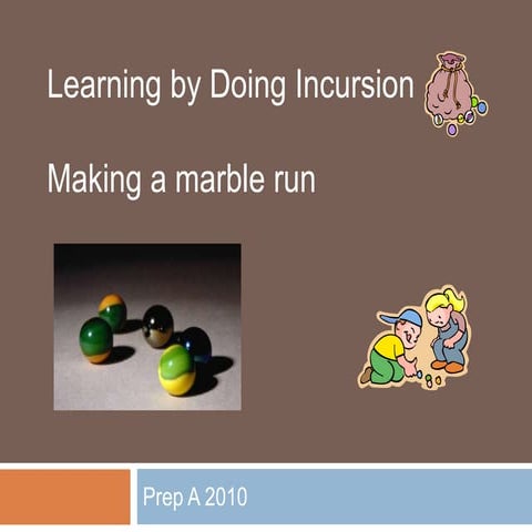 Learning by Doing Incursion | PPTX | Woodworking | Arts and Crafts