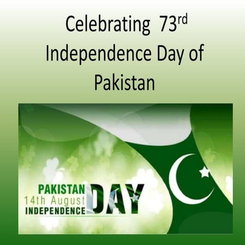 Independence Day of Pakistan | PPTX