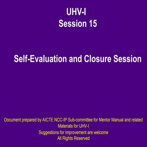 Ind 15 Self-evaluation and Closure Session 2020.ppt