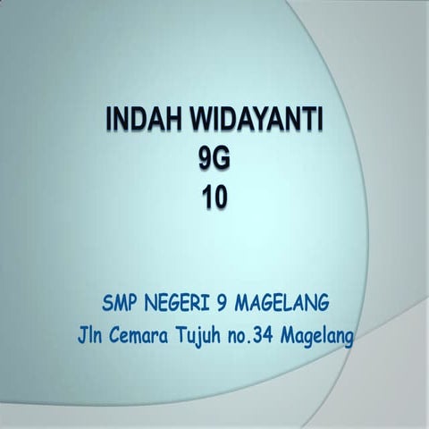 Indah widayanti | PPTX