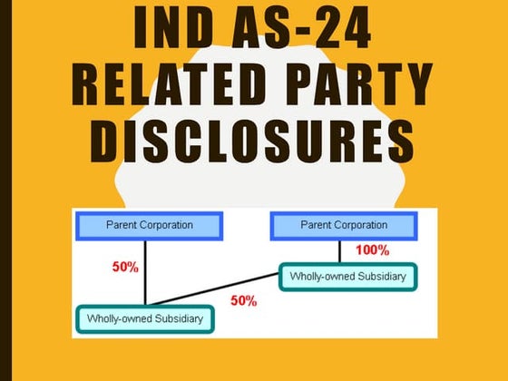 IAS 24 Related parties disclosure | PPT