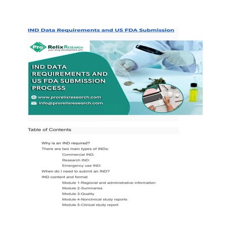 IND Data Requirements and US FDA Submission.pdf