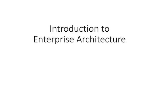 Enterprise Project Structure (EPS) | PPT