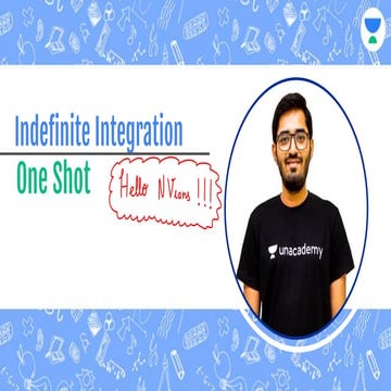 Indefinite Integration One shot Revision | PPT | Free Download