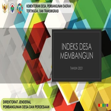 INDEKS DESA MEMBANGUN (IDM): Strategi Percepatan Kemandirian Desa di ...