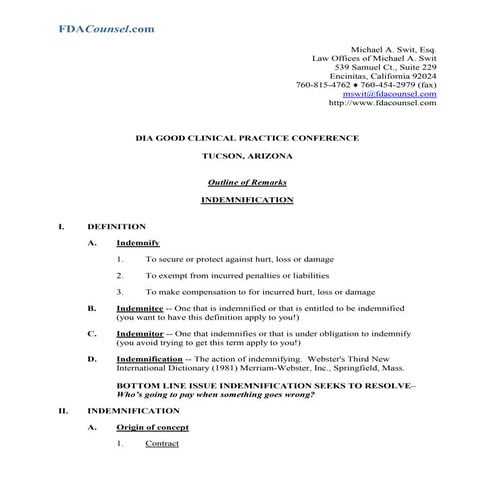 Understanding Contracts in the Clinical Research Process | PDF