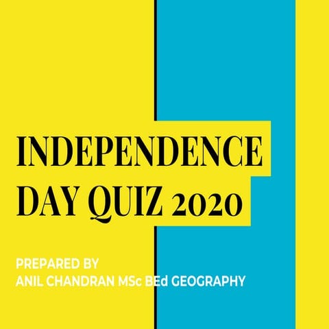 Independence day quiz | PPTX