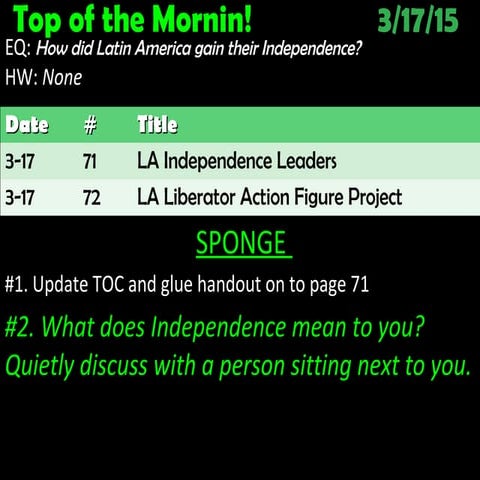 Independence movements | PPT