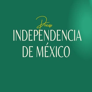 Independencia de México consecuencias y etapas | PDF