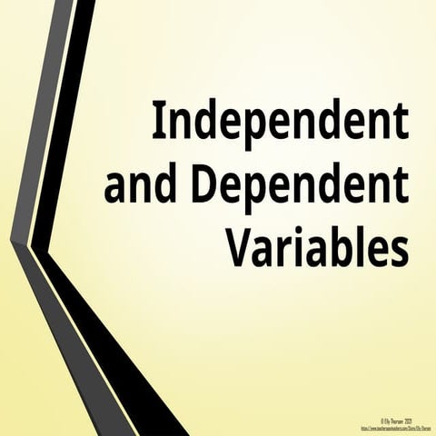 Independent and Dependent Variable PowerPoint Notes.pptx