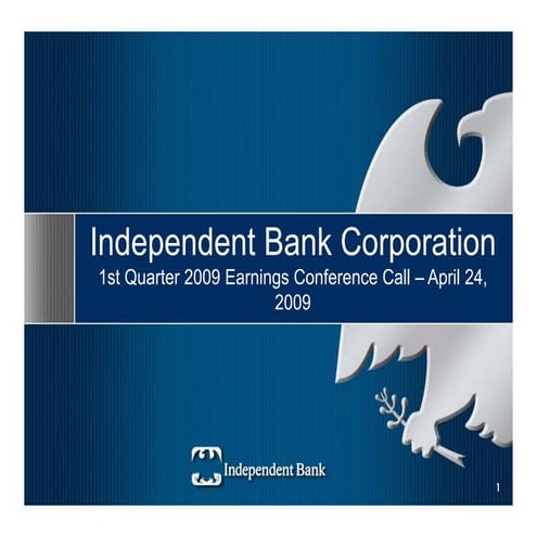 Independent Bank Corp. earning presentation | PDF