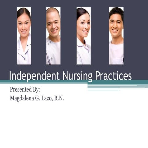 Independent Nursing Practices - M.Lazo