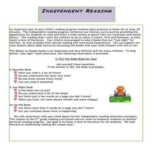Independent reading blog | PDF