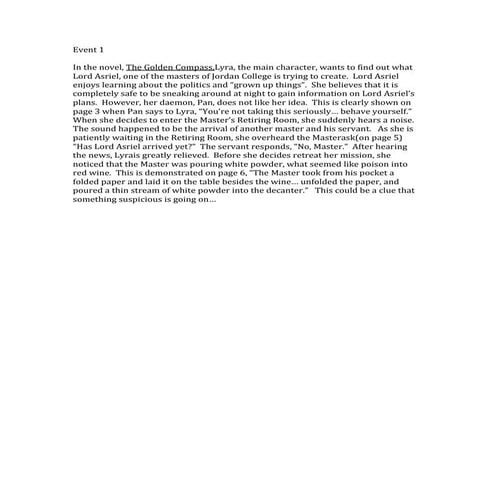 Independent reading project | PDF