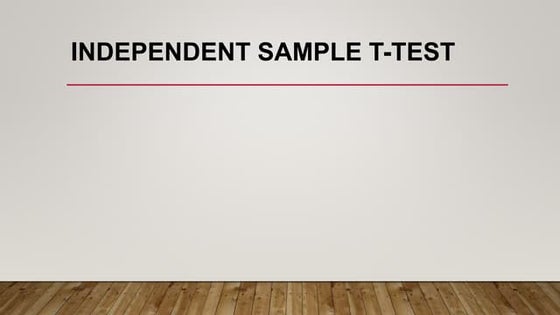 Ttest | PPT