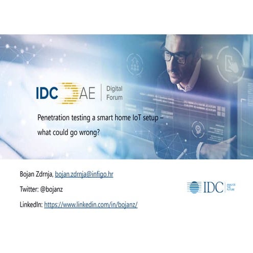 Penetration Testing Smart Home IoT Setups: Risks and Best Practices | PDF