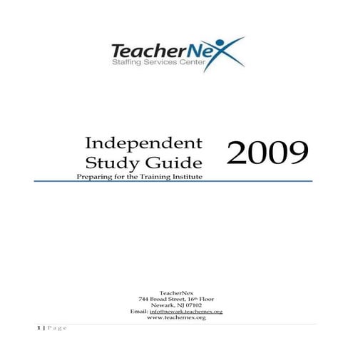 Independent Study Guide | PDF