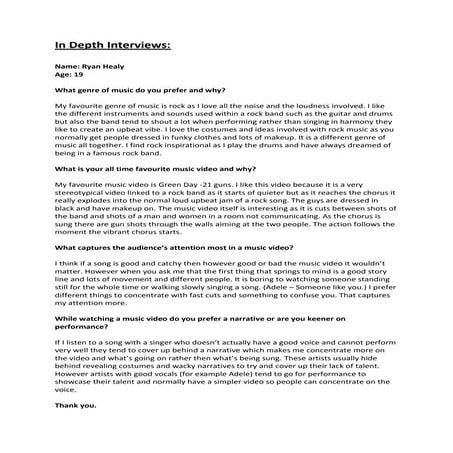 In-Depth Interviews | DOCX