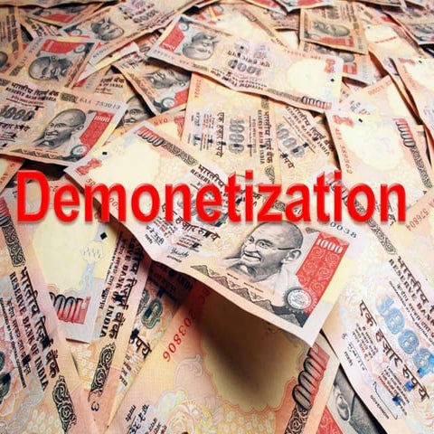 DEMONETIZATION | PPTX
