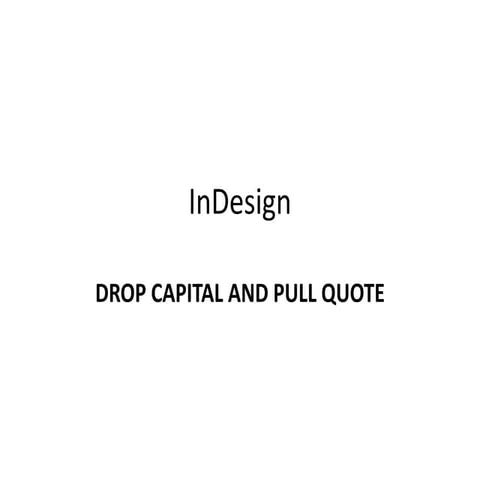Inserting a pull quote | PPTX
