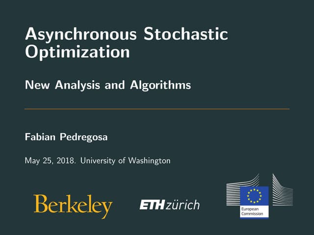 Asynchronous Stochastic Optimization New Analysis And Algorithms Ppt 8965