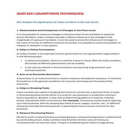 Index Numbers Notes Quantitative Techniques .pdf