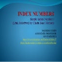 Index numbers(simple index number )(link relatives by chain base method)