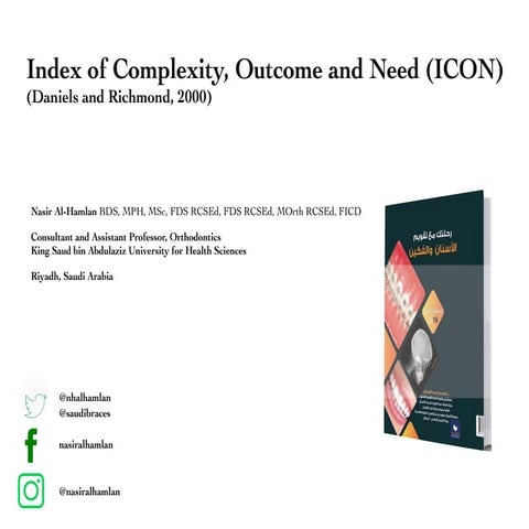 Index of Complexity, Outcome and Need (ICON) - Orthodontic Index | PDF