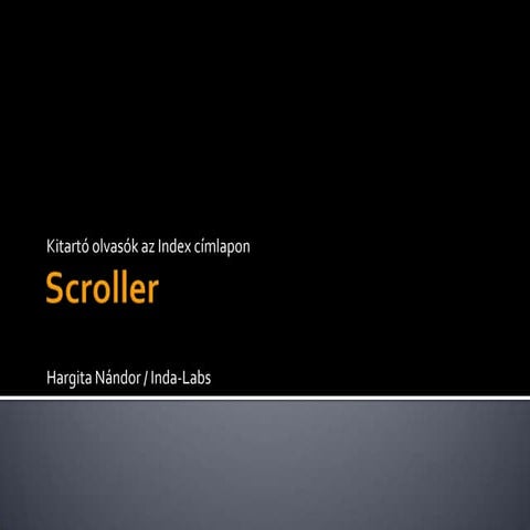 Index scroller | PPTX
