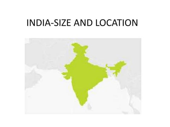 Class 9 CBSE-India _ Size and Location | PPTX | Asia Travel | Travel Locations