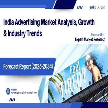 India Advertising Market Growth & Outlook 2025-2034 | PDF