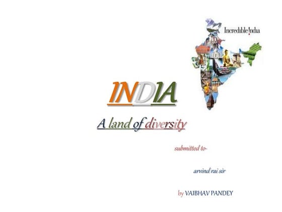 Unity in diversity in india | PPTX