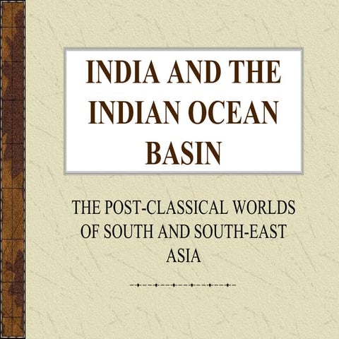 India & southeast asia | PPTX